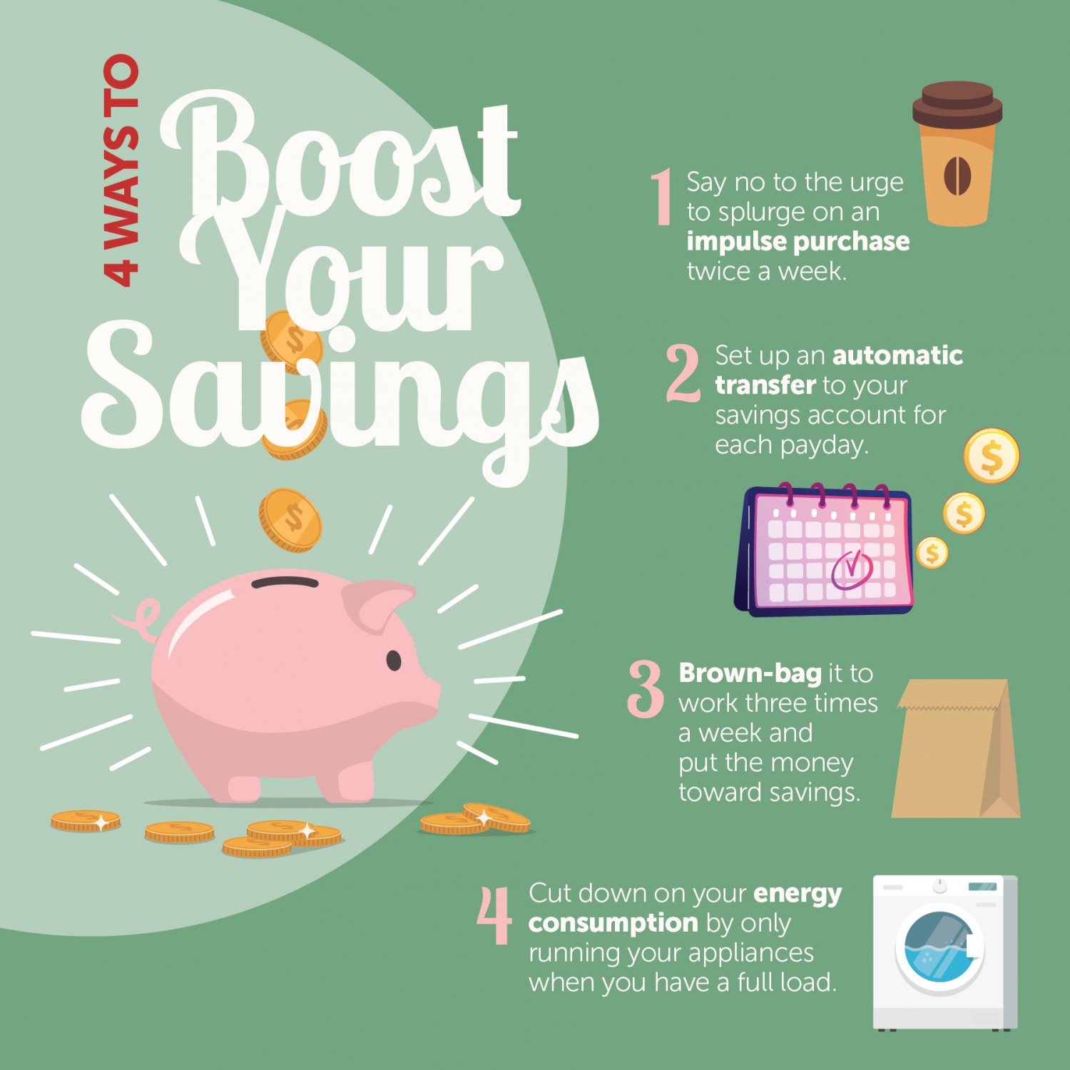 4 Ways to Boost Your Savings: - Zing Credit Union